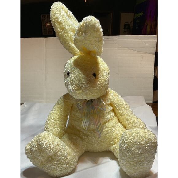 Unbranded | Toys | Yellow Shimmery 22 Easter Bunny Rabbit Plush Stuffed ...
